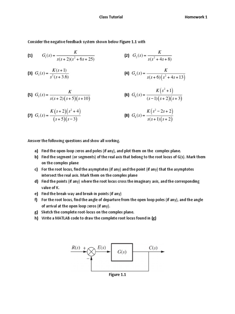 Root Locus Analysis Tutorials | PDF Root Locus Analysis Tutorials | PDF