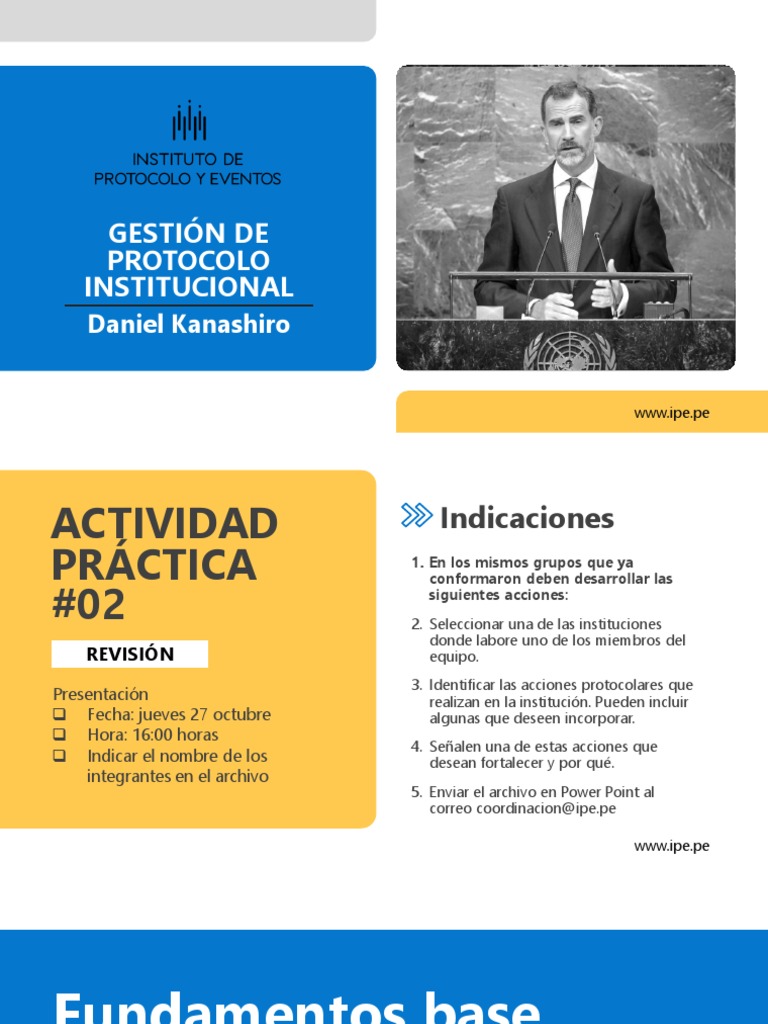 Gestión de Protocolo Institucional 2 | PDF | Institución