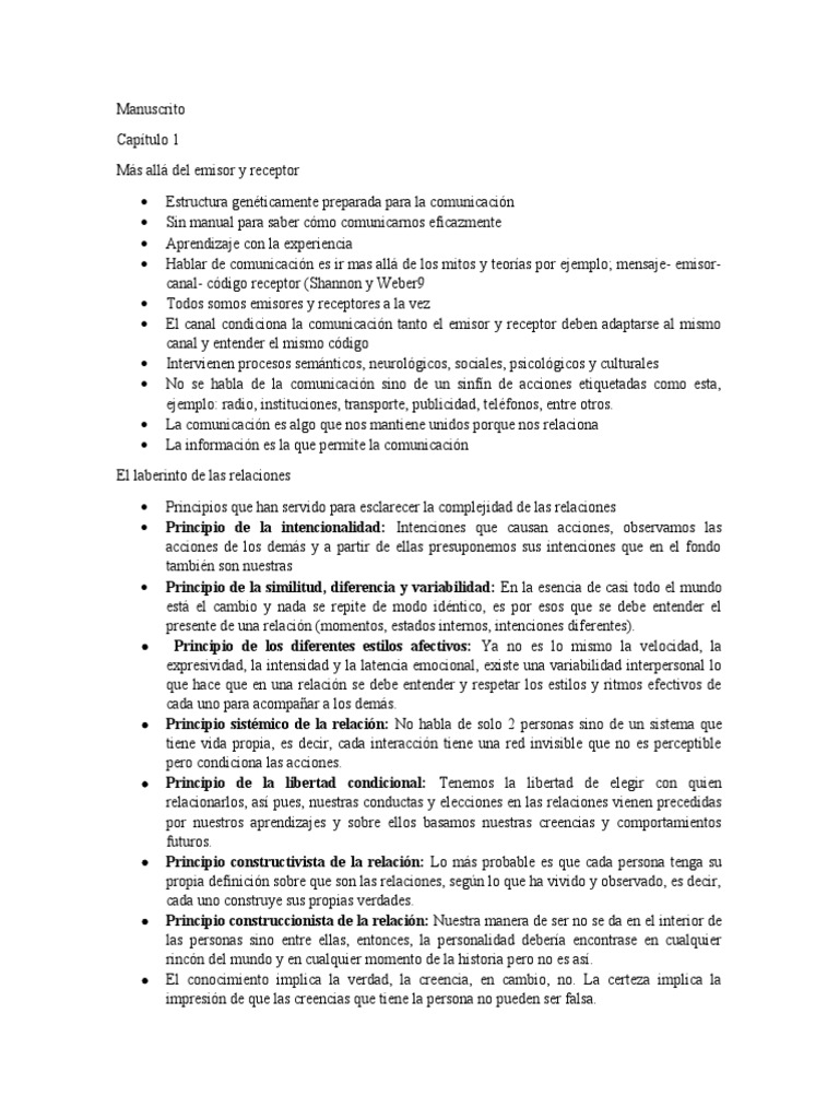 Apuntes de Ni Me Explico, Ni Me Entiendes | PDF | Comunicación ...