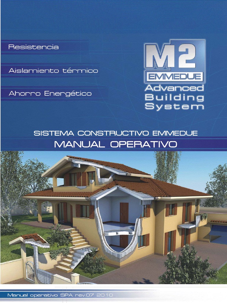 Sistema Constructivo Emmedue Manual Operativo | PDF
