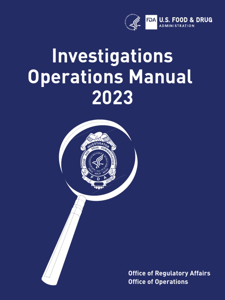 Investigations Operations Manual 2023 | PDF