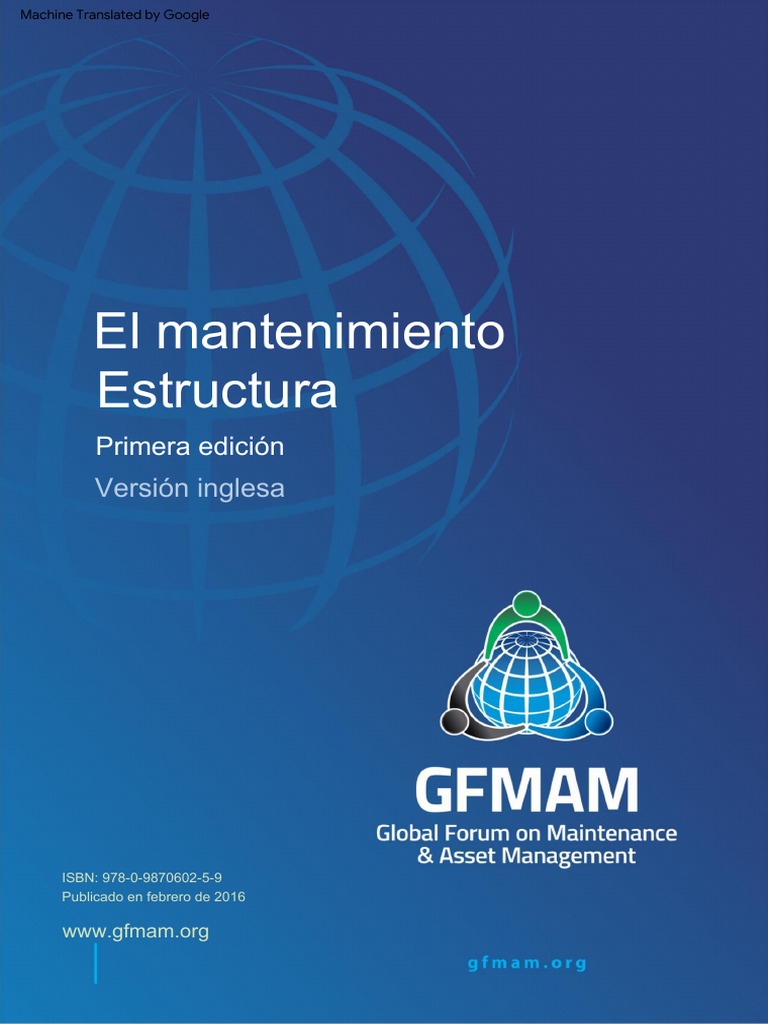 Gfmam The Maintenance Framework First Edition English Version | PDF ...