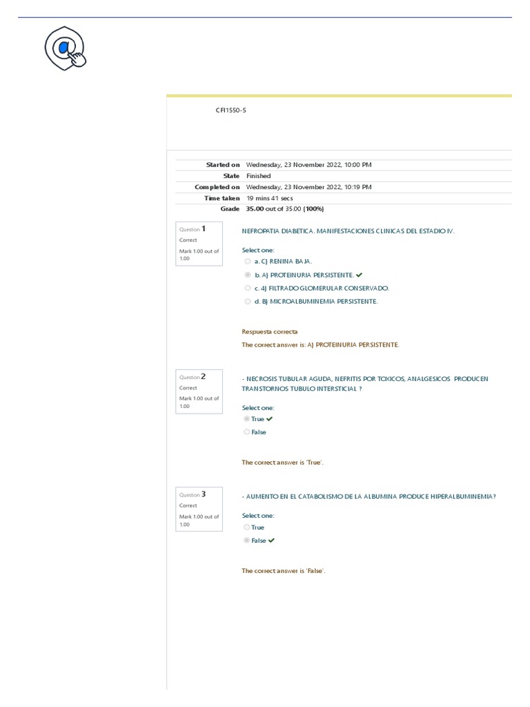 Examen Final - Fisiopatologia 1 - Matilde Medina de Leon | PDF