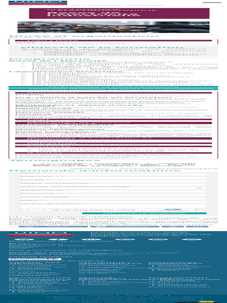 Formation Bases De L électricité Industrielle Uimm Pdf