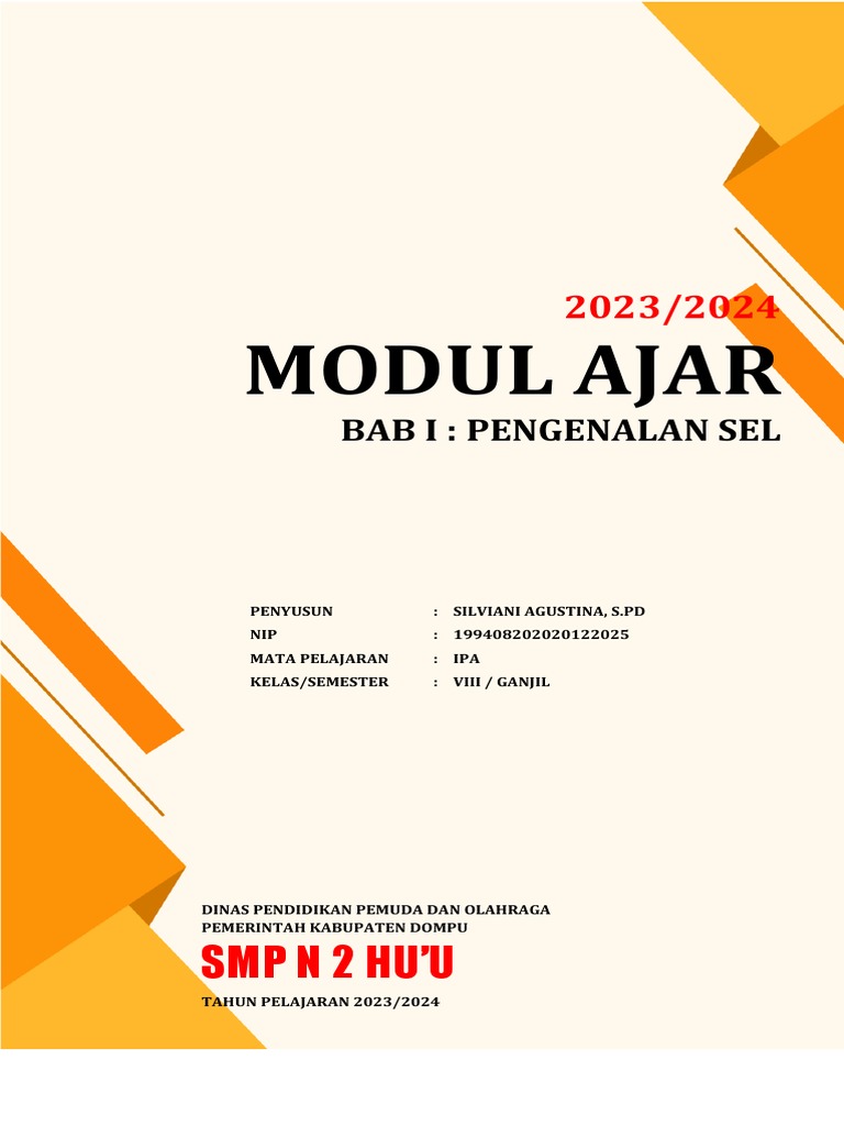 Modul Ajar Sel | PDF