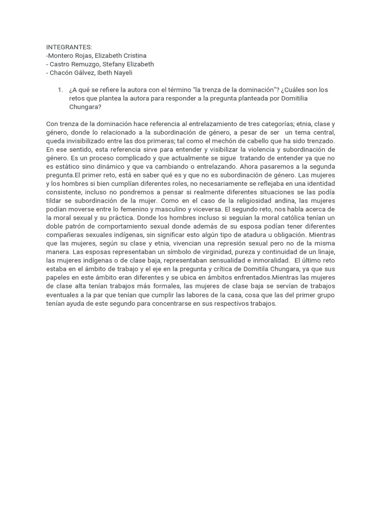 Control de Lectura - Semana 6 | PDF Control de Lectura - Semana 6 | PDF