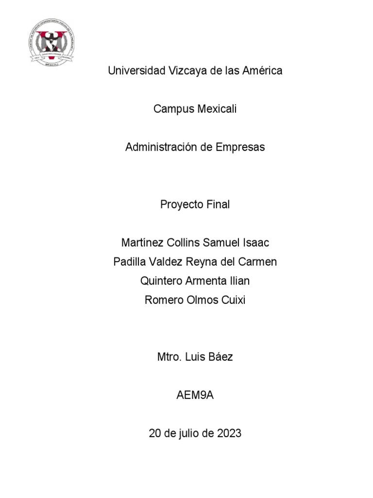 Proyecto Final - Equipo 3 | PDF