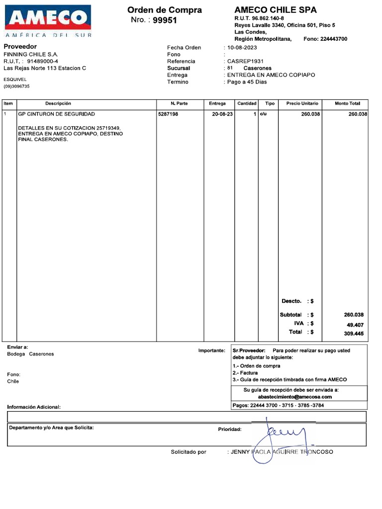 99951 Finning Casrep1931 | PDF
