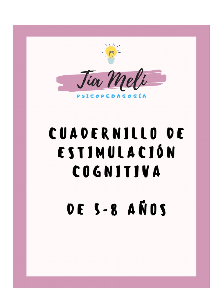 Cuadernillo ESTIMULACION COGNITIVA | PDF