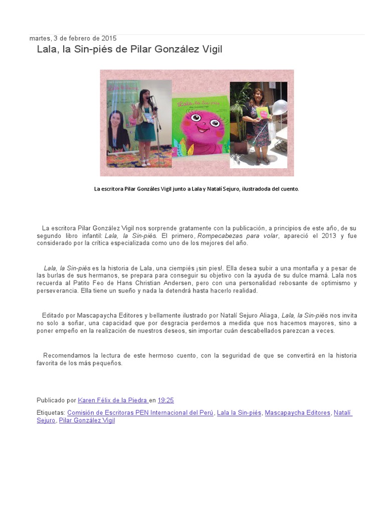 Lala La Sin Pies | PDF