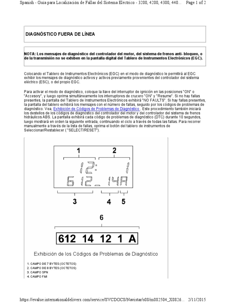 Lectura Codigos de Falla-ESC | PDF | Bienes manufacturados | Vehículo de motor
