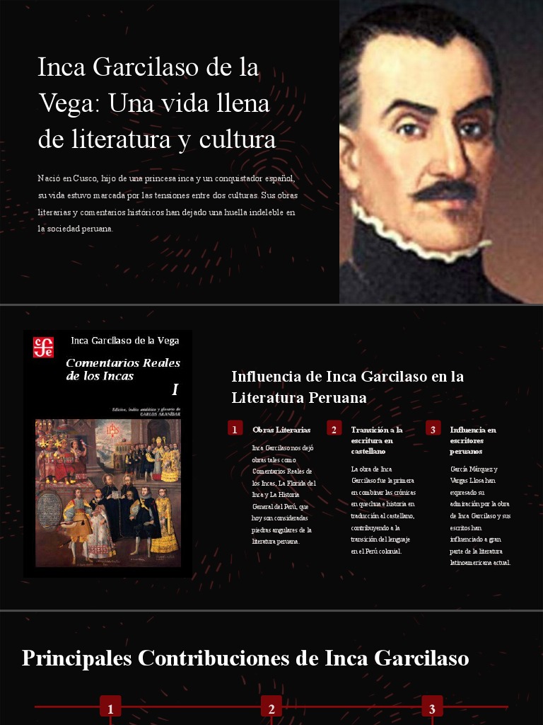 Inca Garcilaso de La Vega: Una Vida Llena de Literatura y Cultura | PDF ...