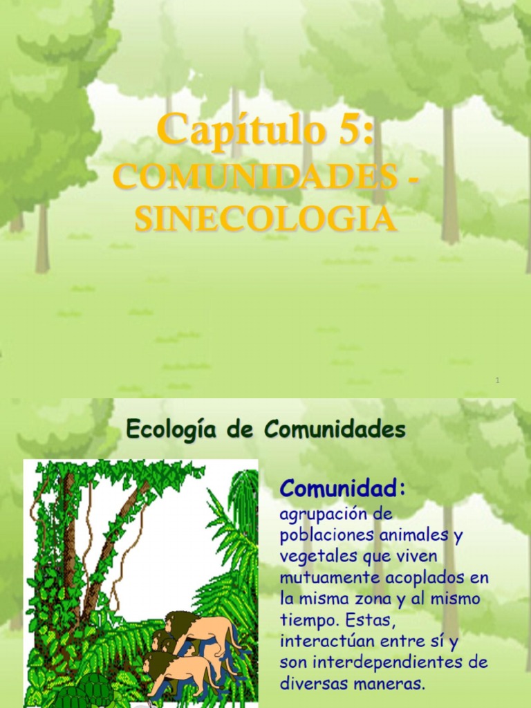 Capitulo 5 Ecología de Comunidades | PDF
