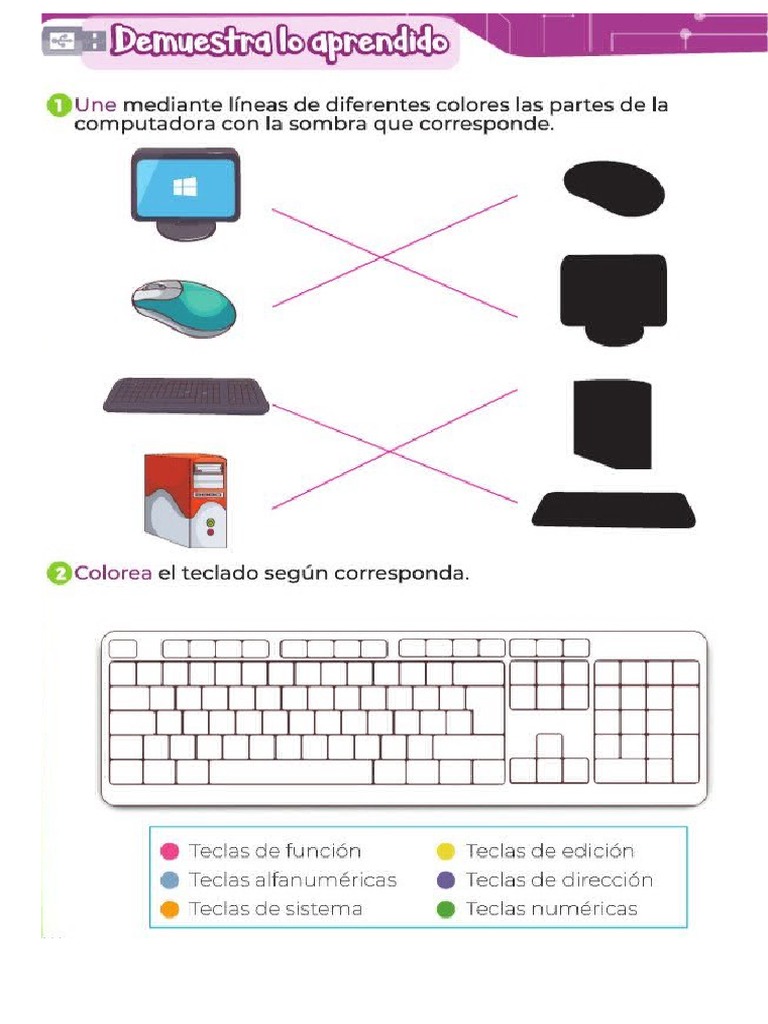 Practica Partes de La Computadora | PDF