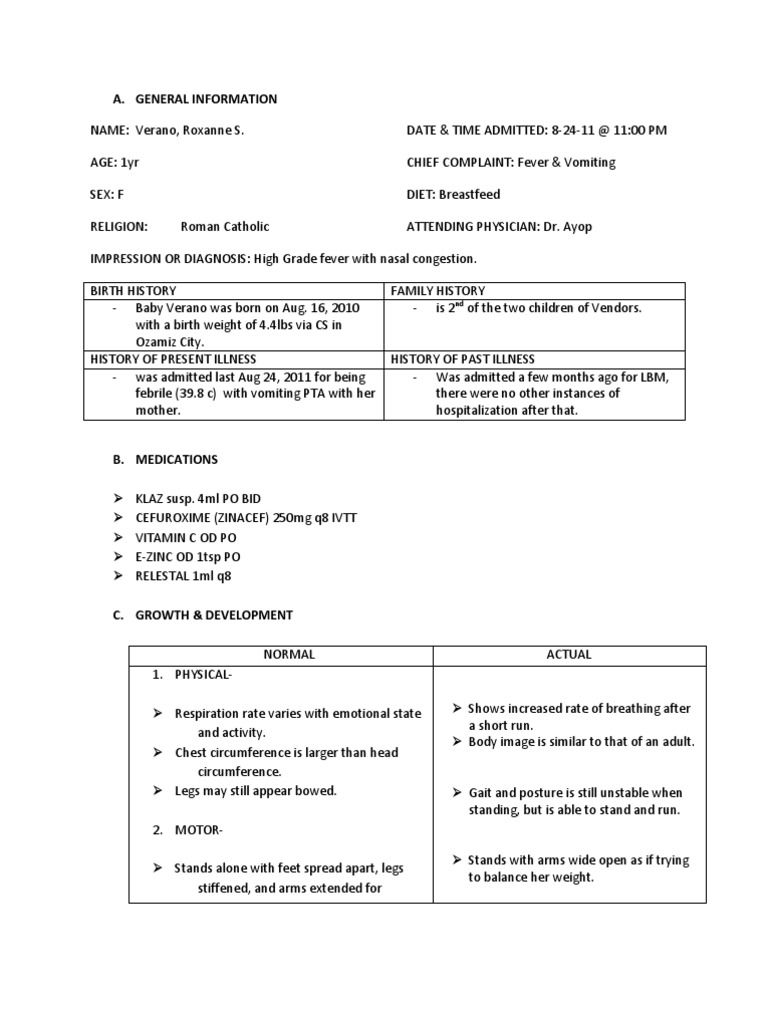 Pedia Assessment | PDF | Medical Specialties | Medicine