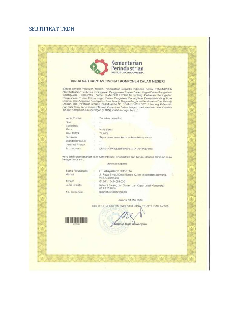 Lampiran Wika Beton 1067 Gongsol | PDF | Technology & Engineering