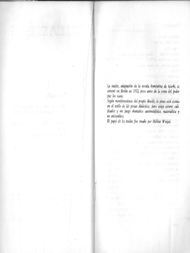 La Madre Brecht - Compressed | PDF