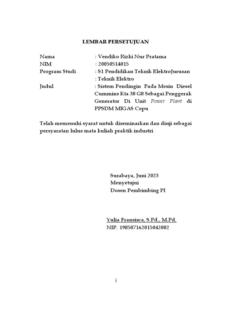 Laporan PI Vendiko 1 | PDF | Komputer | Teknologi & Rekayasa