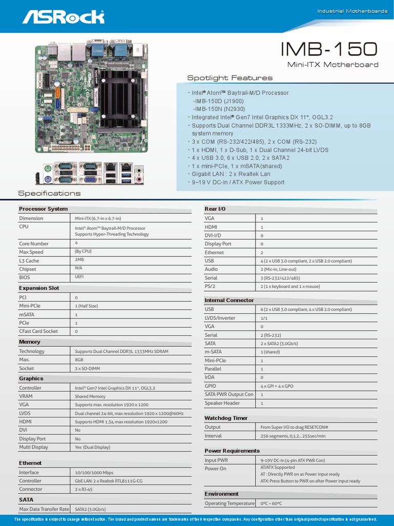 Imb 150 D | PDF