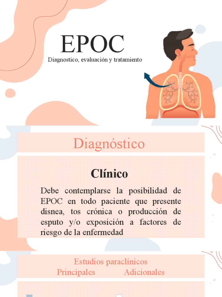 EPOC, Diagnostico y Tratamiento | PDF | Enfermedad pulmonar obstructiva crónica | Medicina