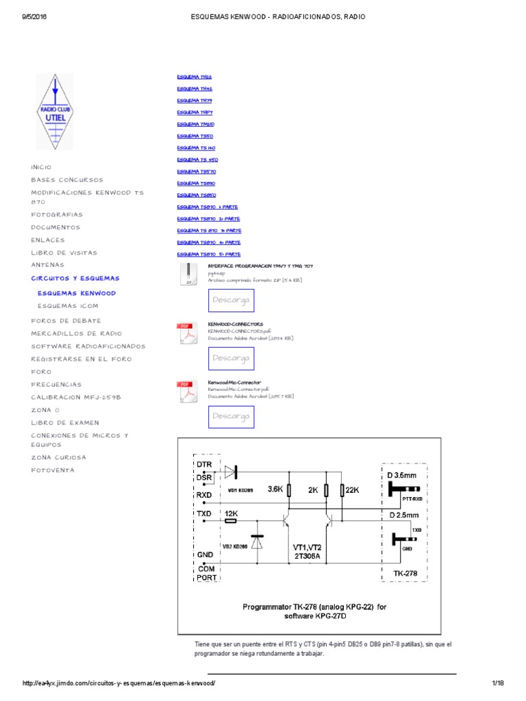 Esquemas Kenwood - Radioaficionados, Radio | PDF