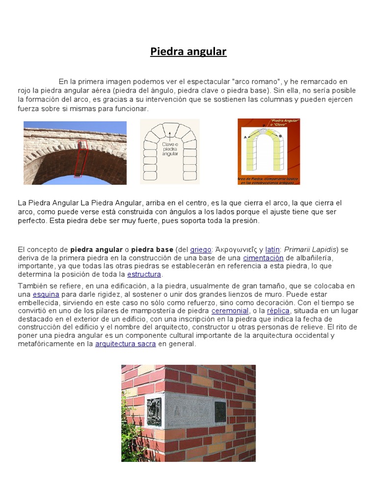 Piedra Angular | PDF