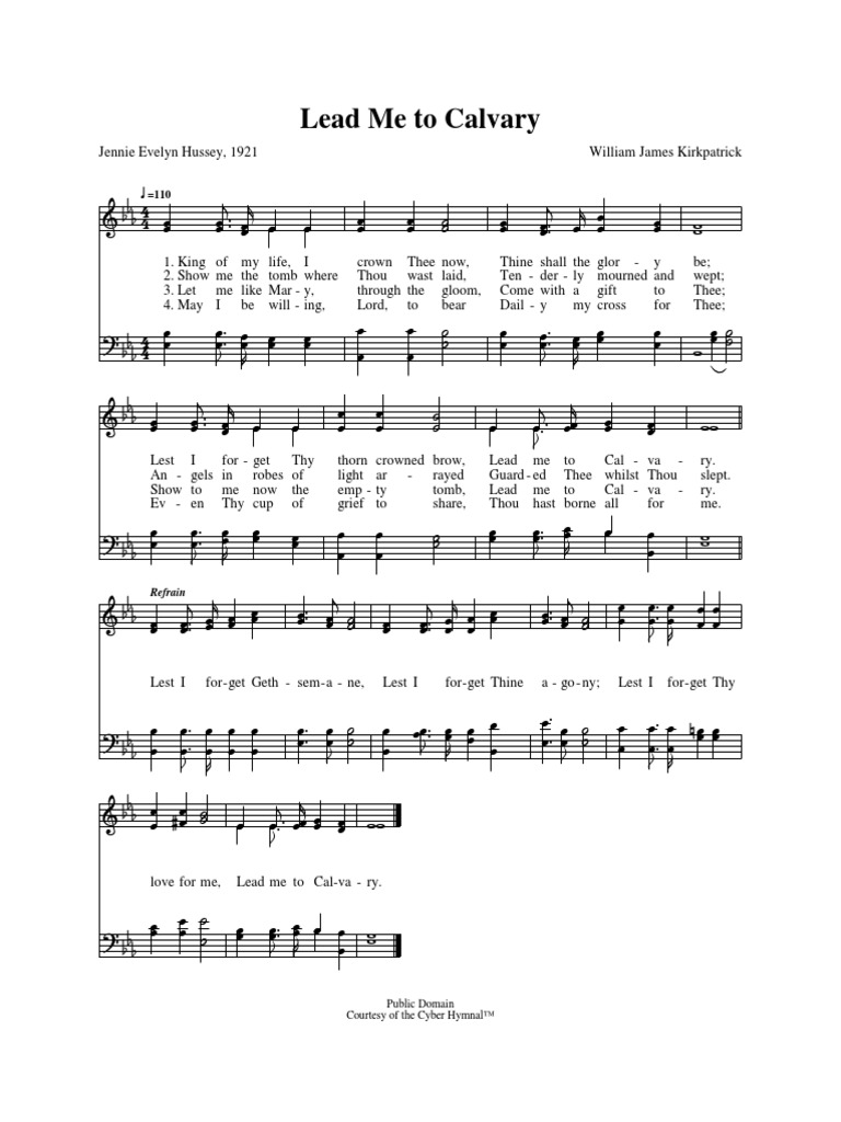 Lead Me To Calvary | PDF