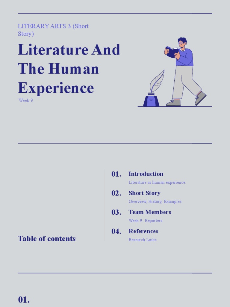 Literature and Human Experience | PDF | Short Stories | The Yellow ...