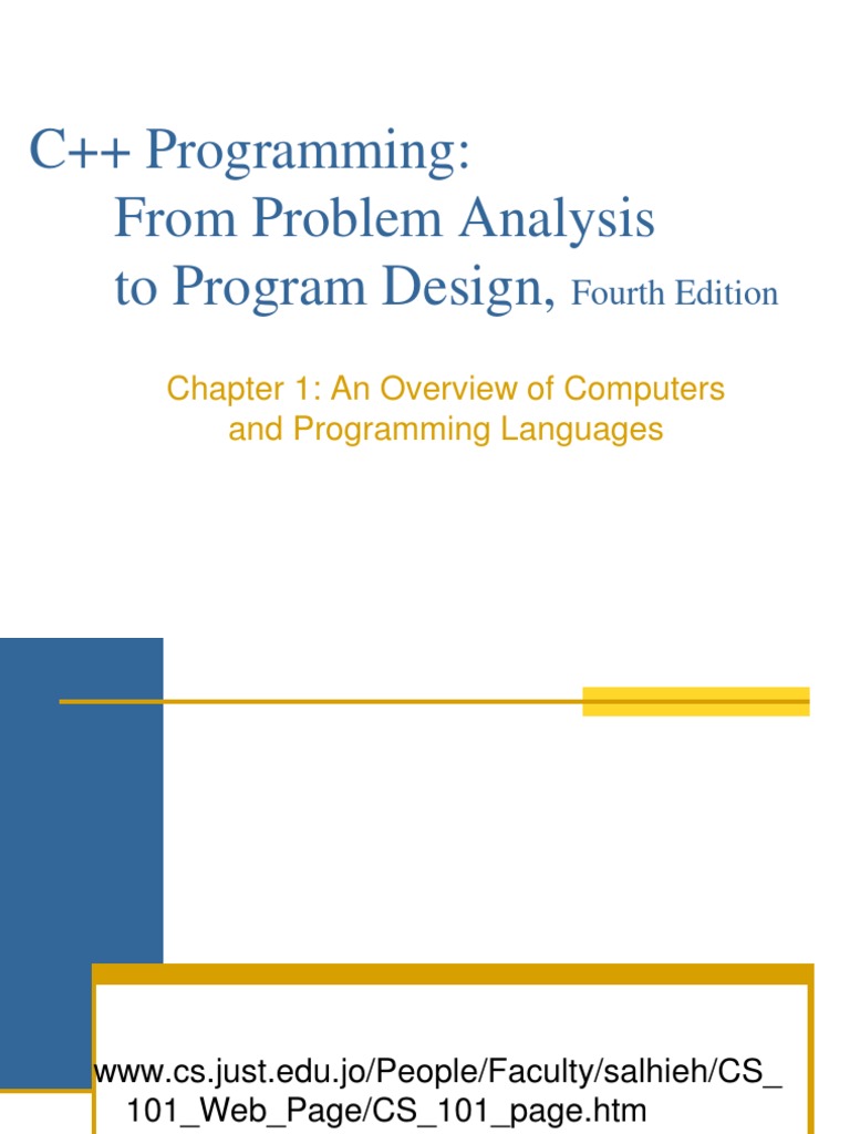 CH 01 | PDF | Computer Data Storage | Programming