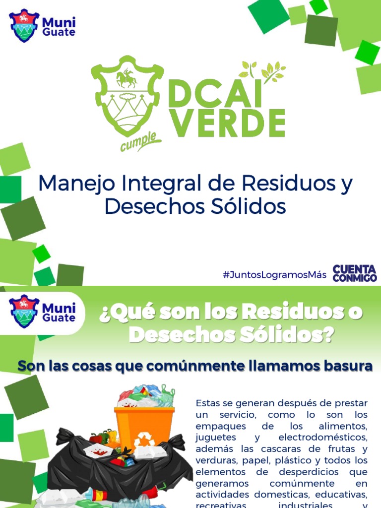 Manejo Integral de Residuos y Desechos SÃ Lidos | PDF | Residuos | Materiales