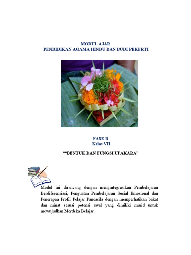 Modul Upakara - KLS7 Genap | PDF | Karier & Perkembangan
