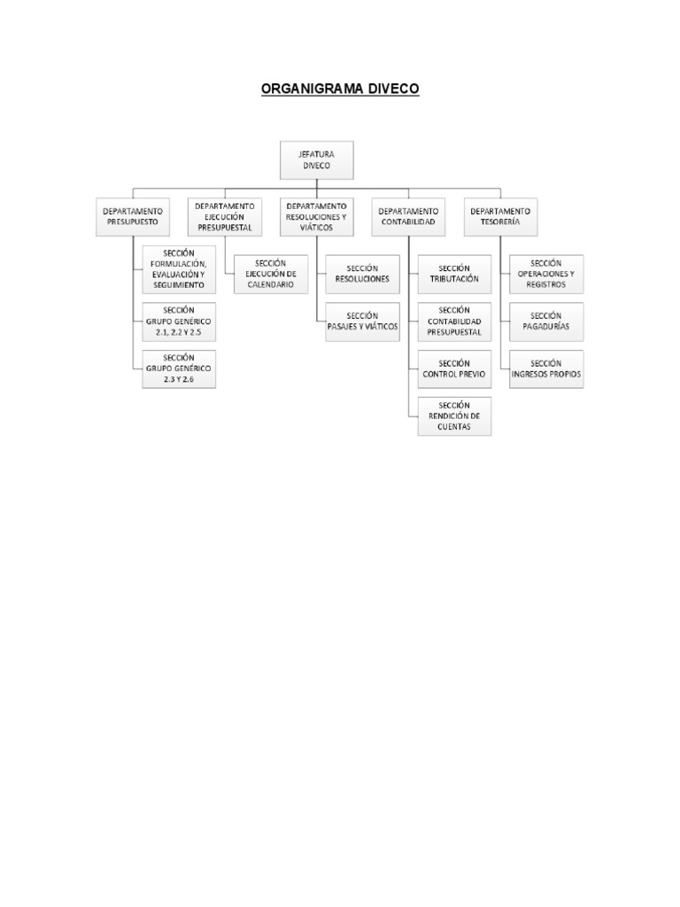 Organigrama Diveco | PDF