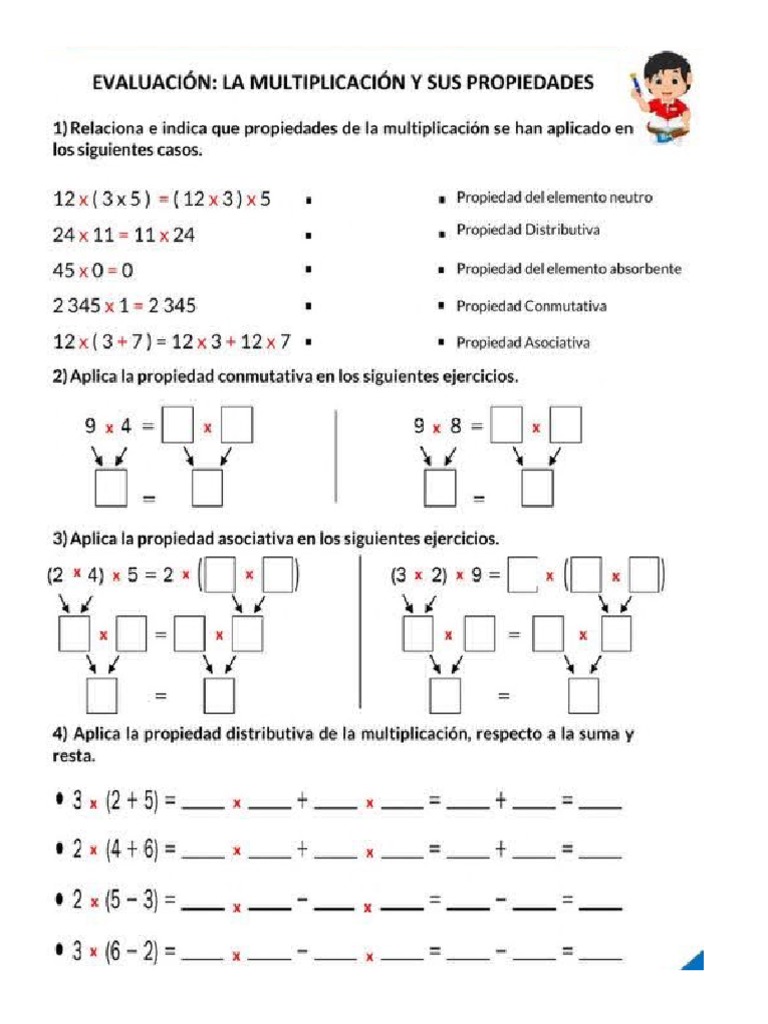 Propiedades de La Multiplicación | PDF