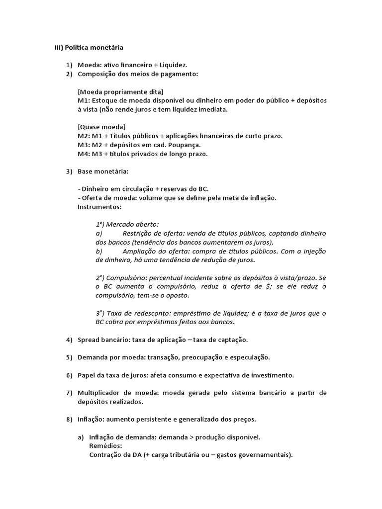 Resumo Intro Macro | PDF