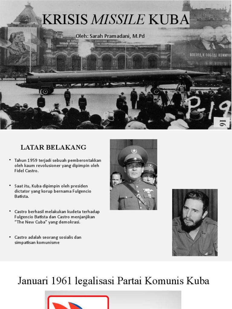 Krisis Rudal Kuba: Ketegangan AS-Uni Soviet | PDF | Politik