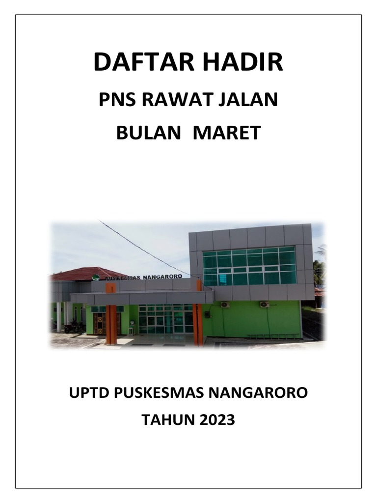Cover Daftar Hadir 2021 | PDF
