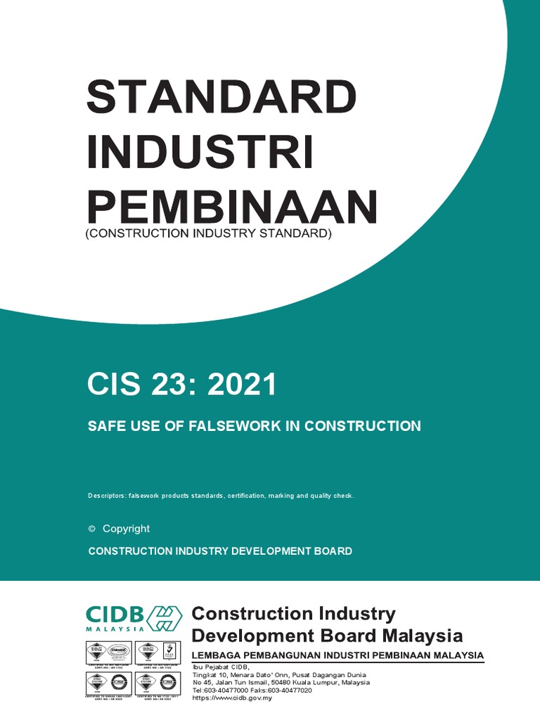 Safe Use of Falsework in Construction | PDF