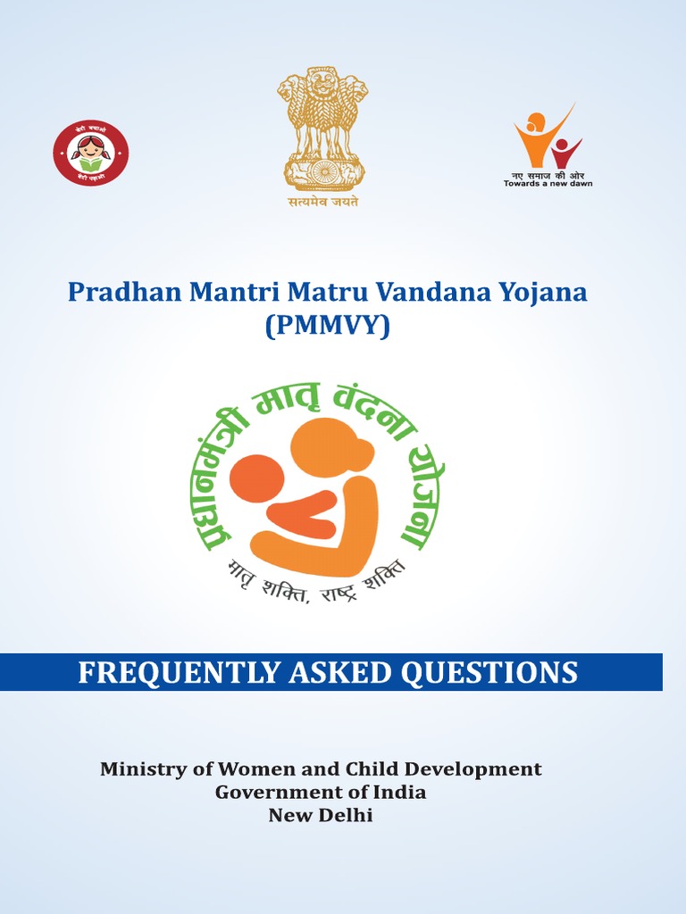 Final Pmmvy (Faq) Bookelt | PDF | Breastfeeding | Life Skills