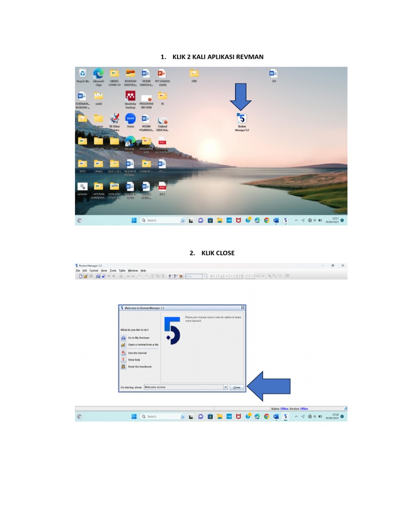Langkah Revman Riwayat Luka | PDF | Metode & Bahan Ajar | Teknologi & Rekayasa