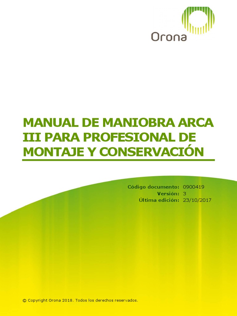 Mamual Arca III | PDF | Ascensor | Diodo emisor de luz