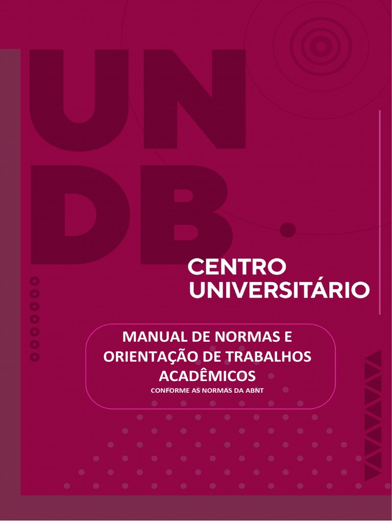 Manual de Normalização de TCC - UNDB | PDF