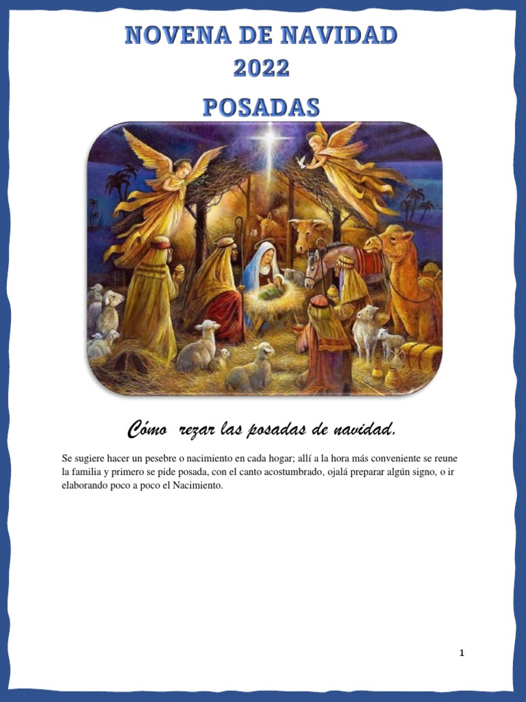 Posadas de Navidad 2022 - Completa | PDF | María, madre de Jesús | Oración