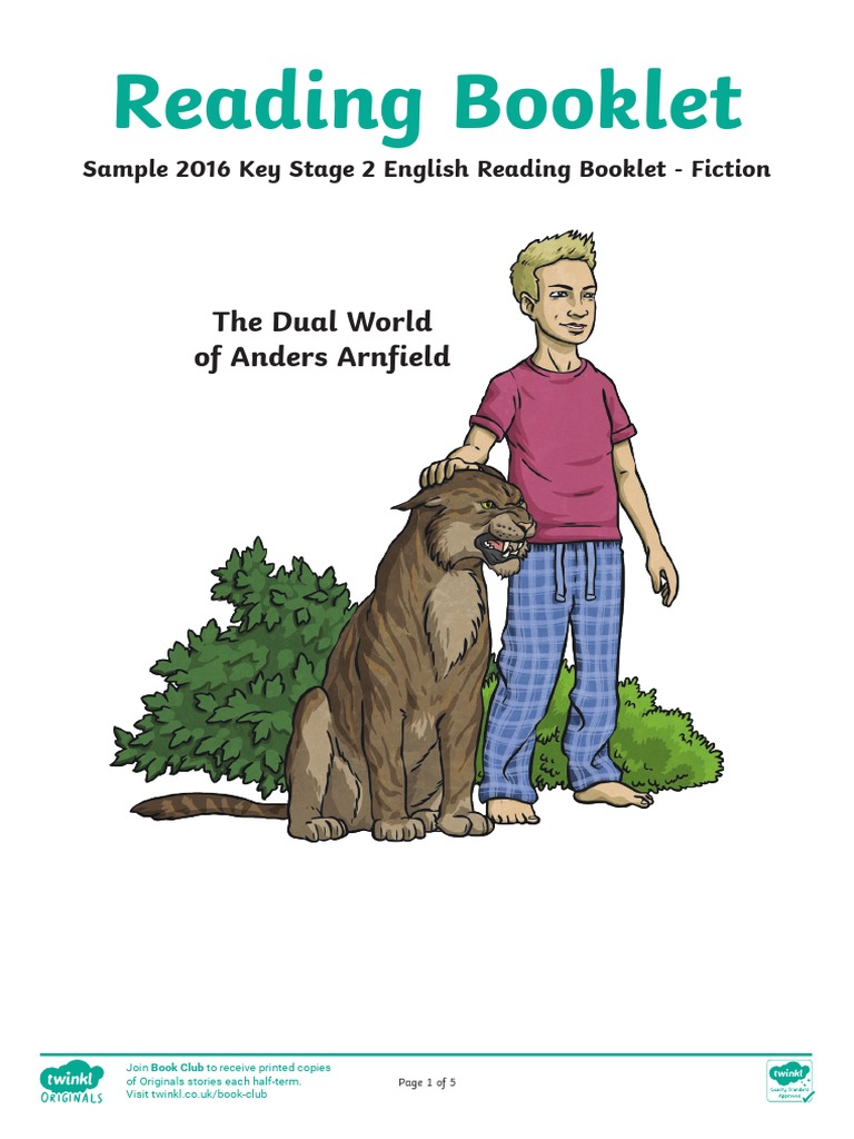 Year 6 Reading Assessment - Fiction Reading Booklet | PDF
