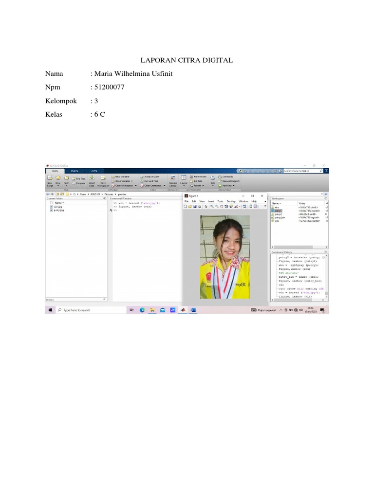 Laporan Citra Win | PDF