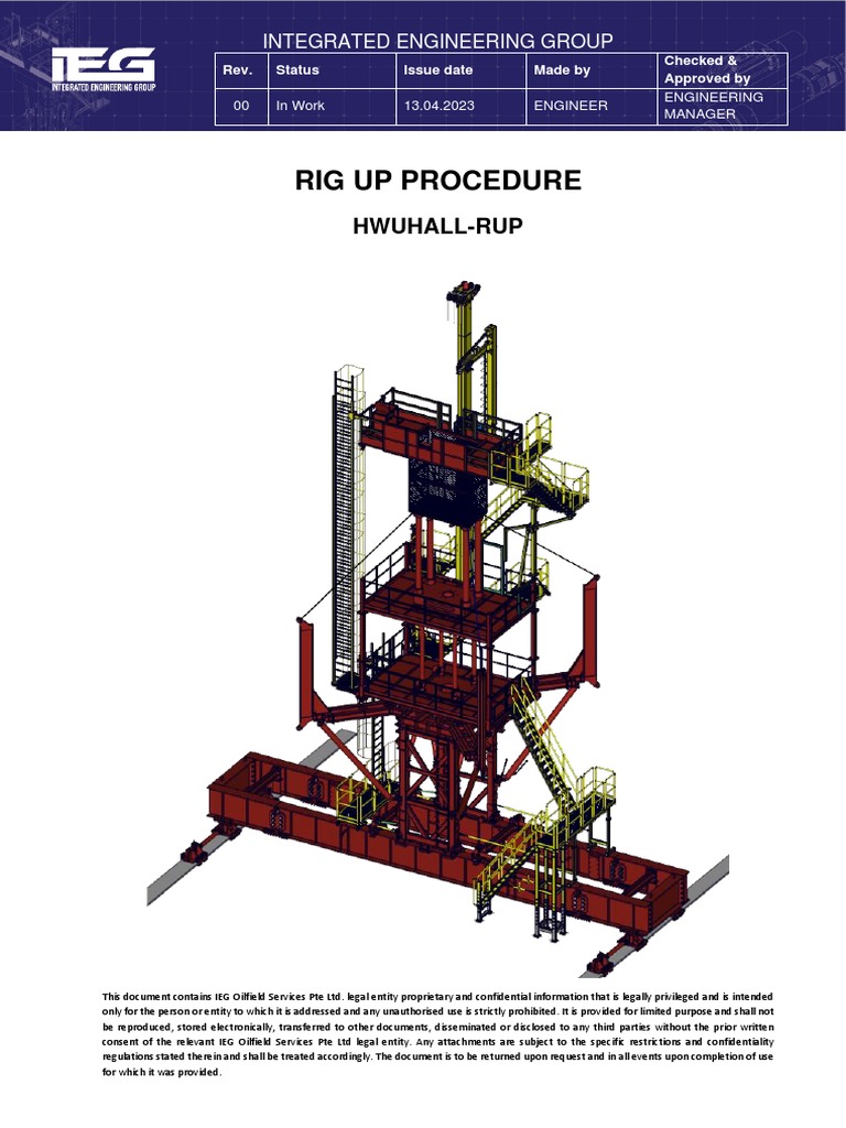 HWO-Halliburton - Rig Up Procedure - 13.04.2023 | PDF | Screw ...