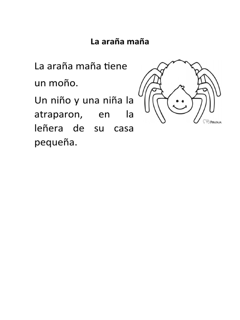 Lectura La Araña Maña | PDF