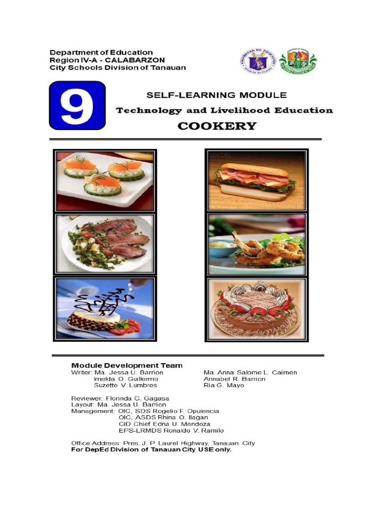Cookery 9: Kitchen Tools & Appetizers | PDF