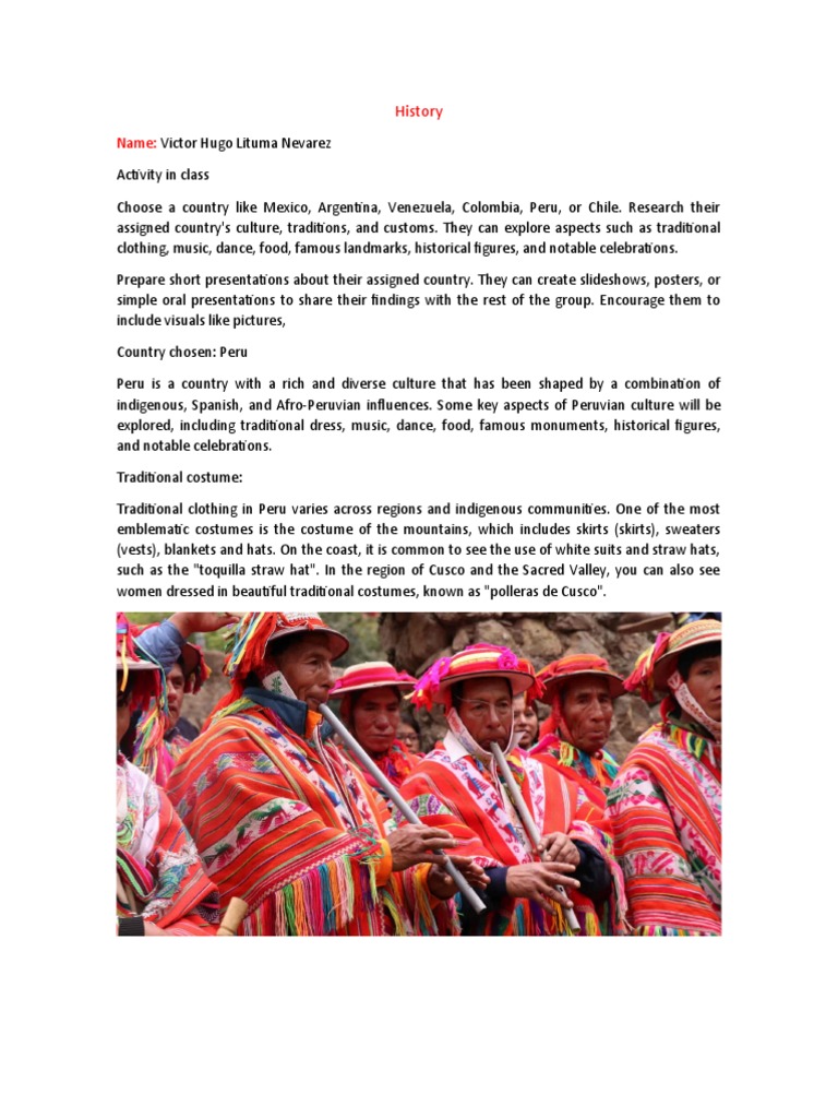 History Culture, Traditions, and Customs | PDF