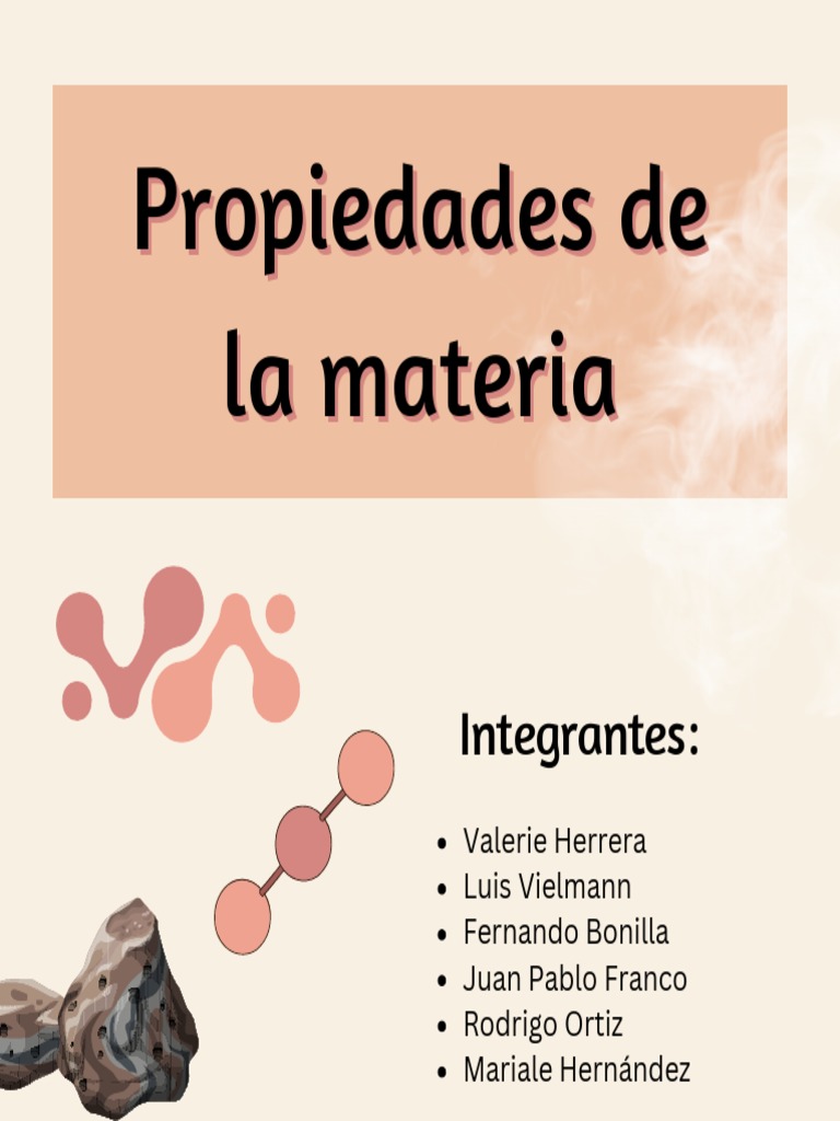 Propiedades de La Materia | PDF