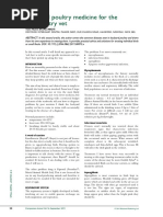 Medicine Chart For Chickens | PDF | Candidiasis | Medical Diagnosis